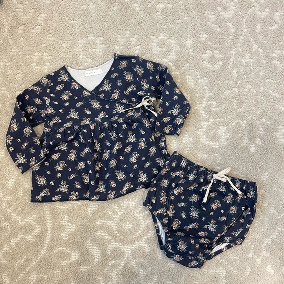 Jamie Kay | Matching Sets | Jamie Kay Blueberry Blossom 2 Piece Outfit Yr Floral Long Sleeve ...
